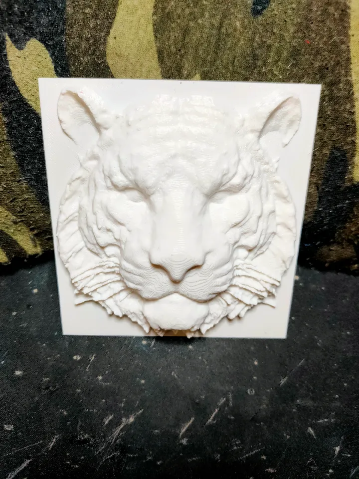 Tiger Face by methlon | Download free STL model | Printables.com