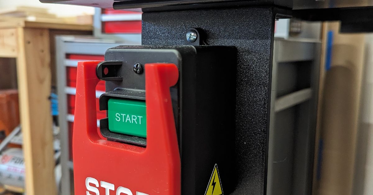 Table Saw Safety Switch Mounting Bracket for Shop Fox W2005 Fence by ...