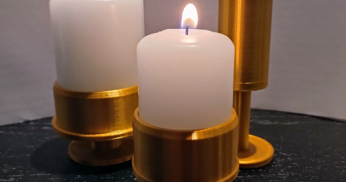 Easy and simple candlestick by FIN245 | Download free STL model ...