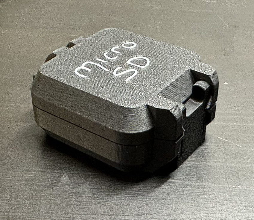 MicroSD Container - SnapLock Ed. by iamnotwhoiam | Download free STL ...
