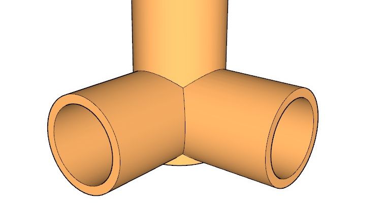 Conection PVC 3/4 25,7mm - 90 degree/graus - Grow v2 by Archverso ...