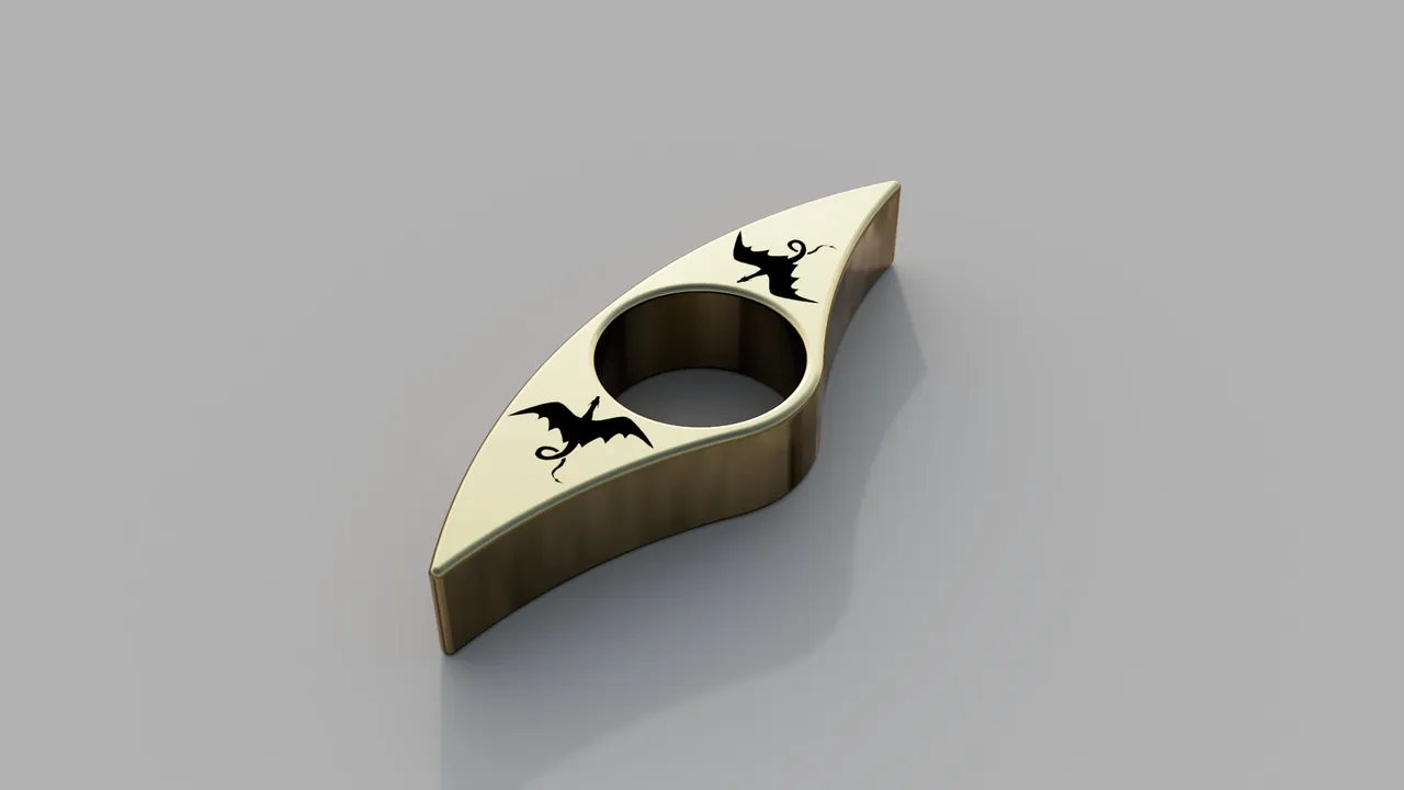 Book page holder Dragons by MichMaslo | Download free STL model ...