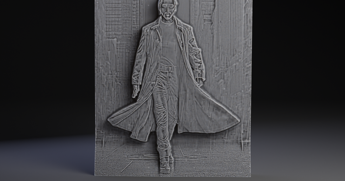 Neo From the Matrix por Peter Farell | Descargar modelo STL gratuito ...