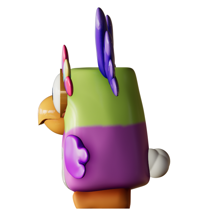 Chattermax from bluey series by Urieru3D | Download free STL model ...