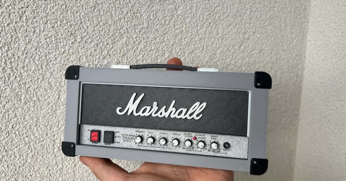 Marshall Silver Jubilee 20W (2525H) keychain / decoration by FanDeZyii ...