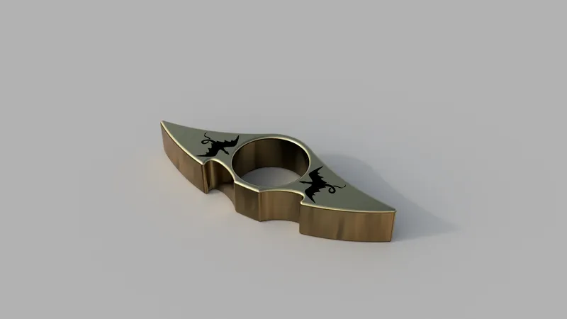 Book page holder Dragons v2 by MichMaslo | Download free STL model ...