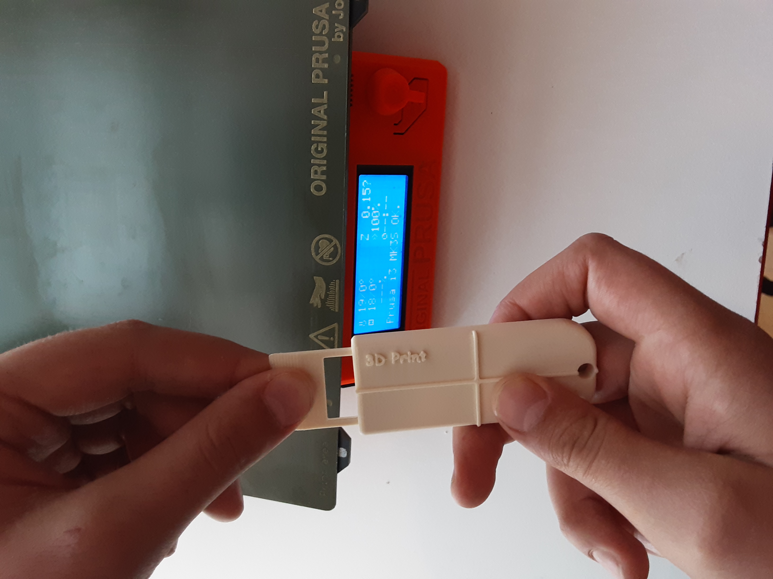 PrintBed Scraper(With this you can also test filament color, bridging ...