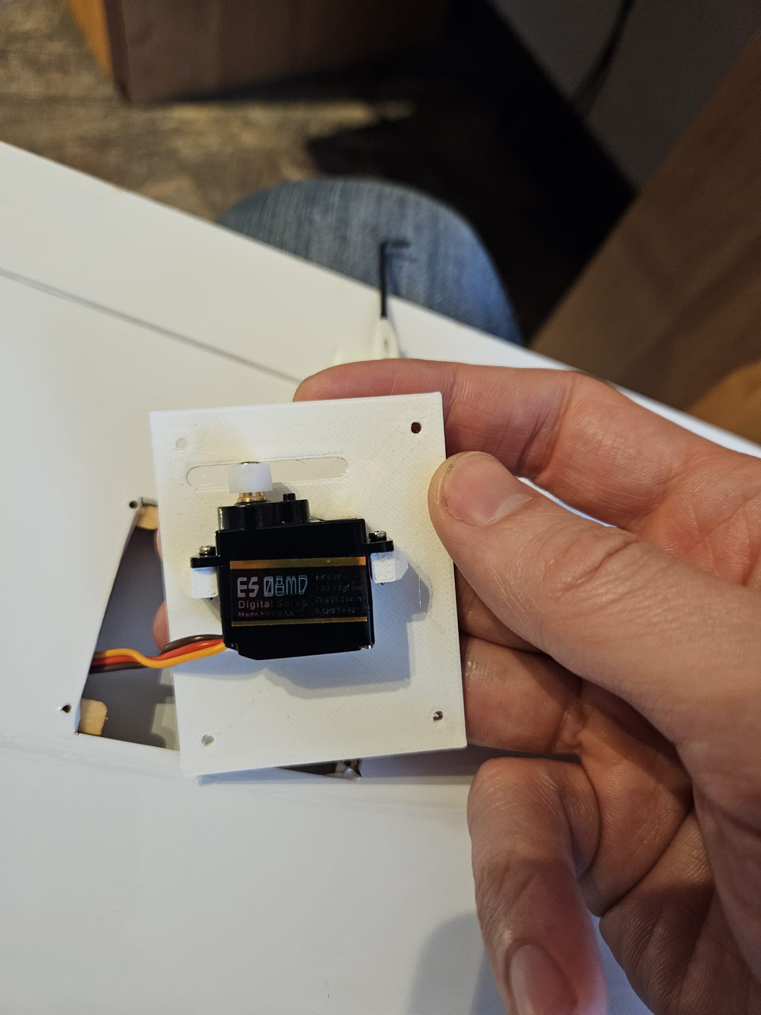 Wing servo holder by honza.cz | Download free STL model | Printables.com