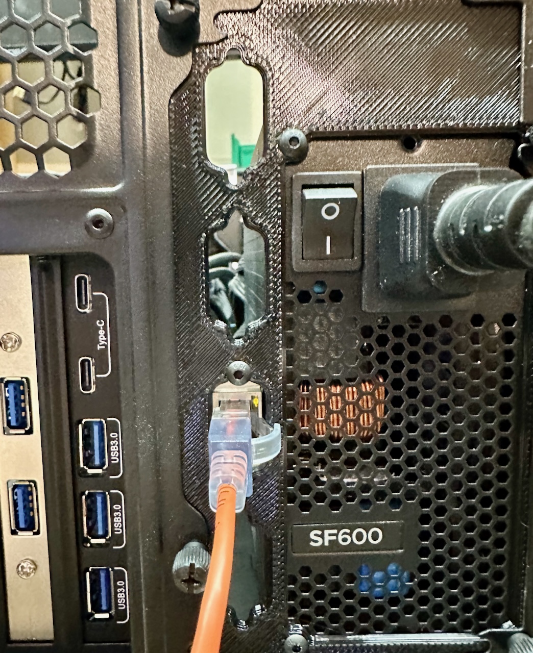 ATX to SFX PSU Adapter with generic port mounts by DrHellbenders ...