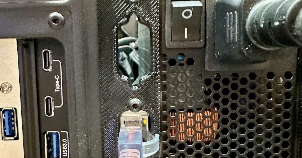 ATX to SFX PSU Adapter with generic port mounts by DrHellbenders ...