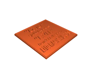 Live backwards is evil Sign by WildCanadian | Download free STL model ...