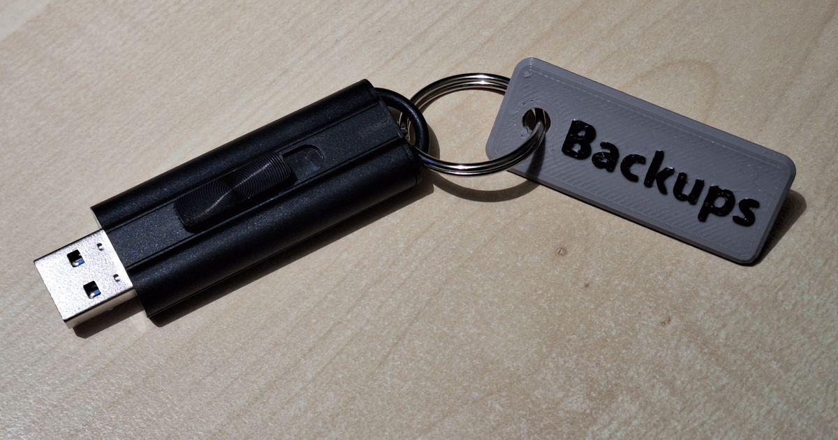 USB stick label (generic and prewritten) by HD_Creator | Download free ...