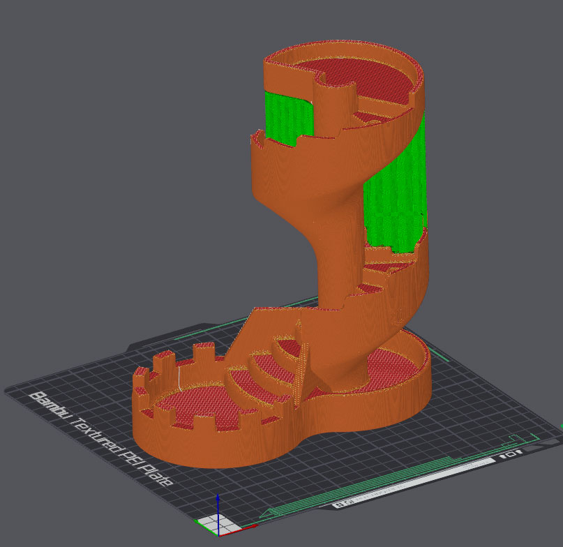 Dicetower - Stairtower 2 by TechTom | Download free STL model ...
