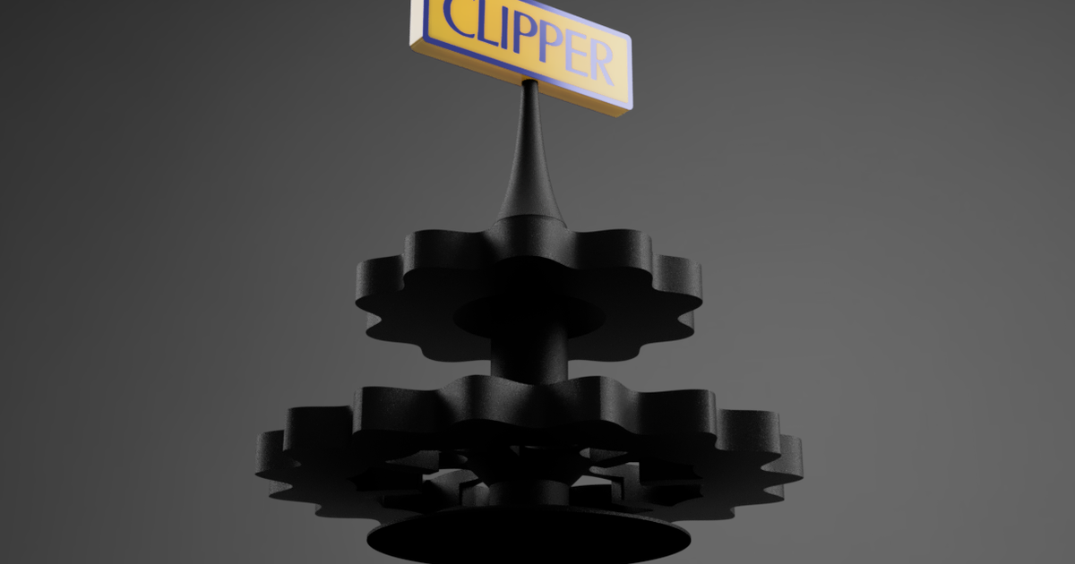 ROTATING CLIPPER DISPLAY by riccardo balletto | Download free STL model ...