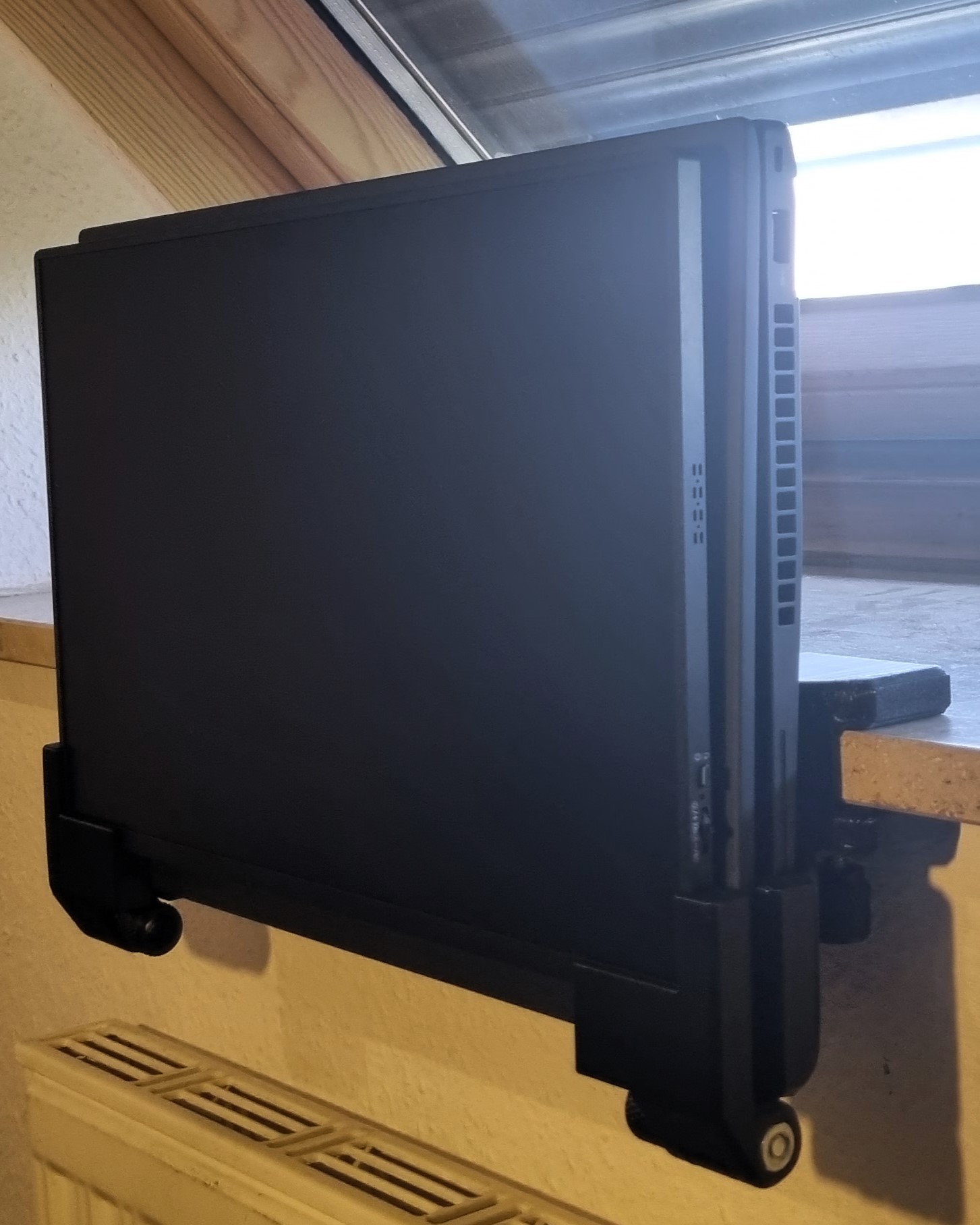 Lenovo T16 + 16 inch Monitor foldable shelf/window sill or table mount ...