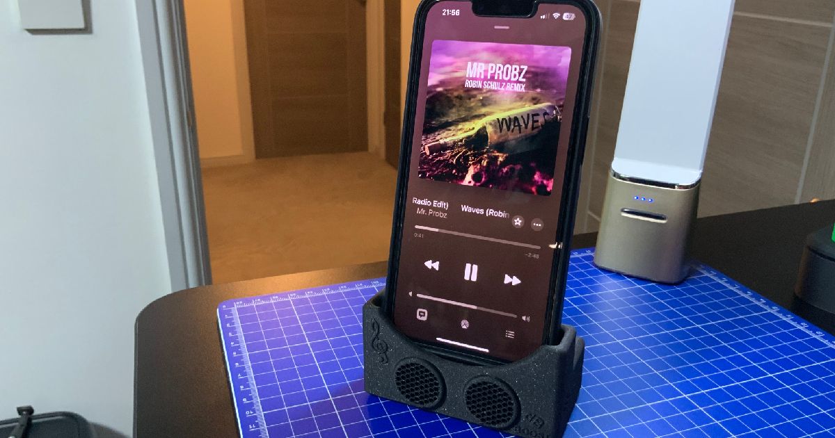 dB BOOST - iphone Stand and Sound Booster by Peter Martin | Download ...