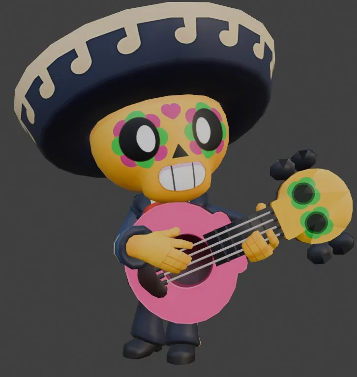 Poco - Brawl Stars by GoatGamez | Download free STL model | Printables.com