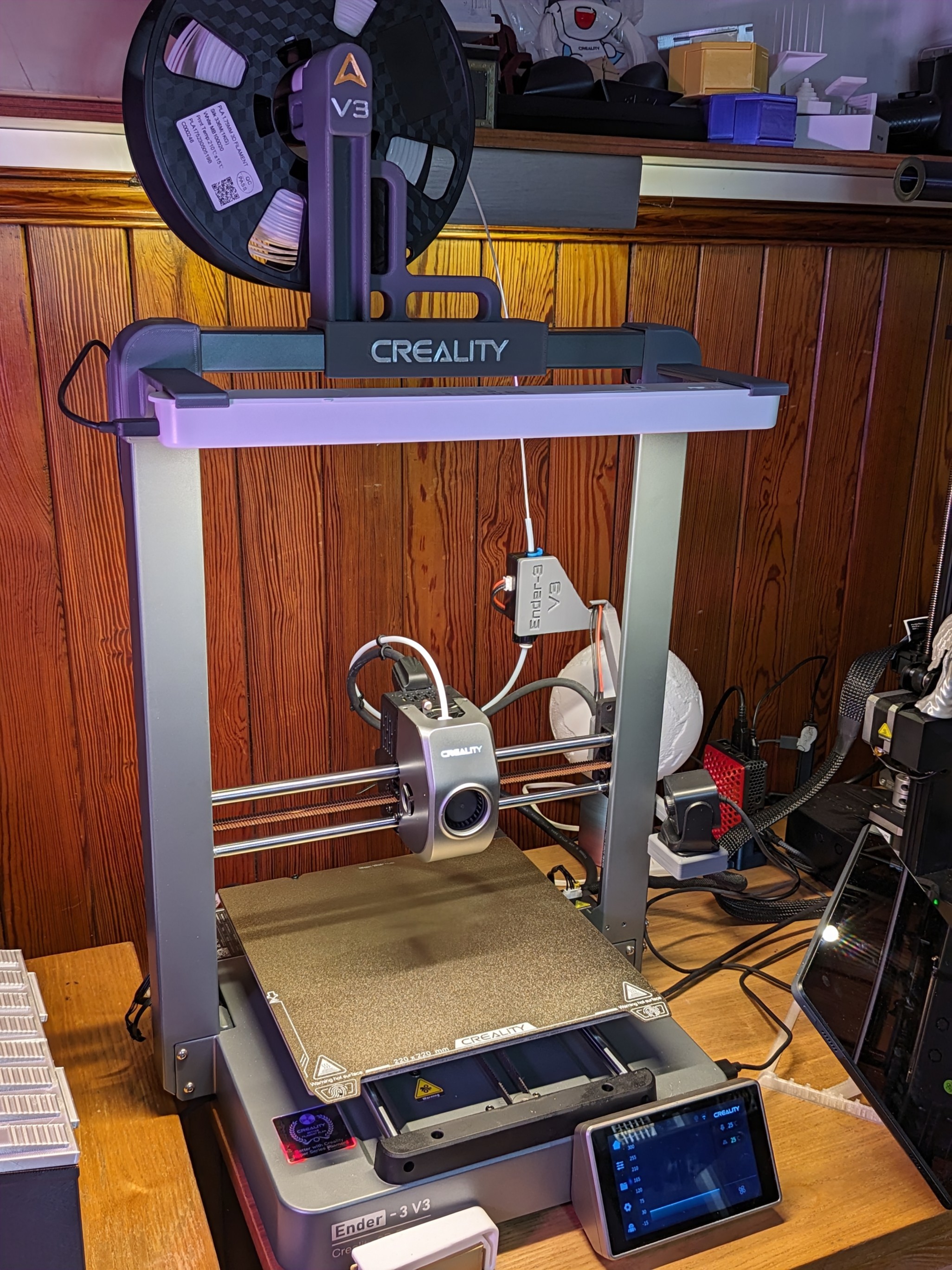 Ender-3 V3 Top Spool Holder (Rear Facing) by EBD Design Studio ...