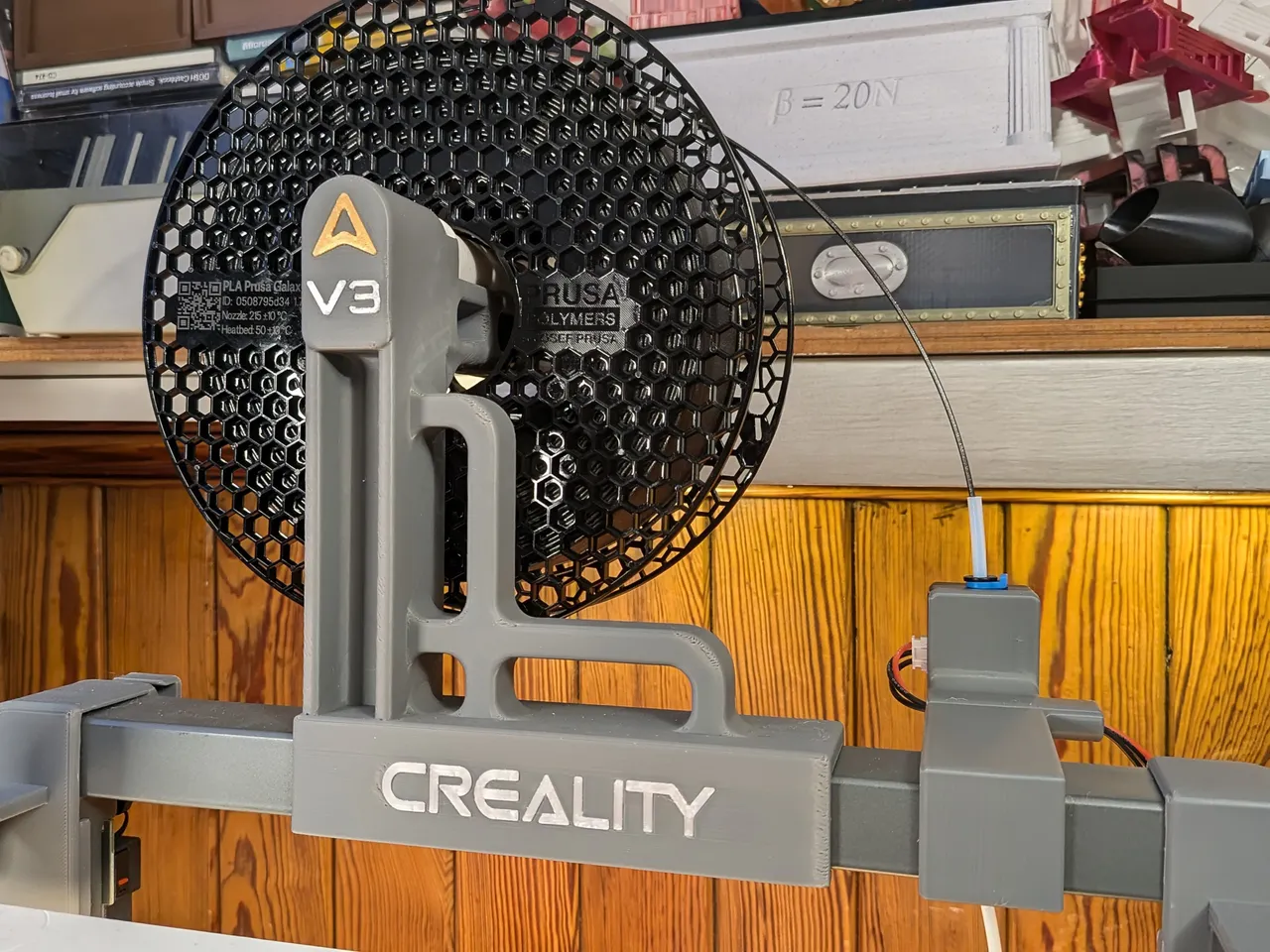 Ender-3 V3 Top Spool Holder (Rear Facing) by EBD Design Studio | Download free STL model ...