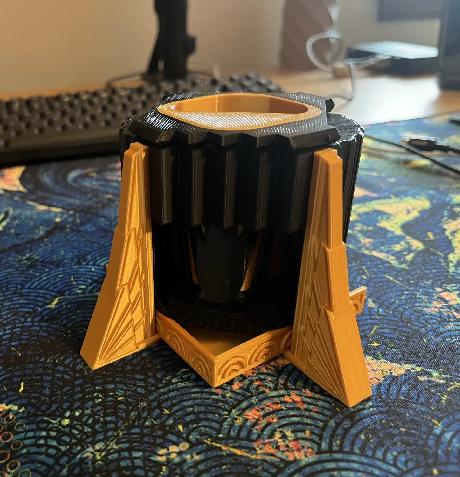 Art Deco Style Dice Tower by actionjacksonfm | Download free STL model ...