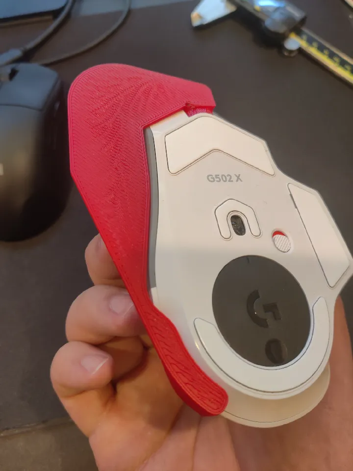 G502 X Plus Finger/Pinky rest by Ardamax | Download free STL model ...