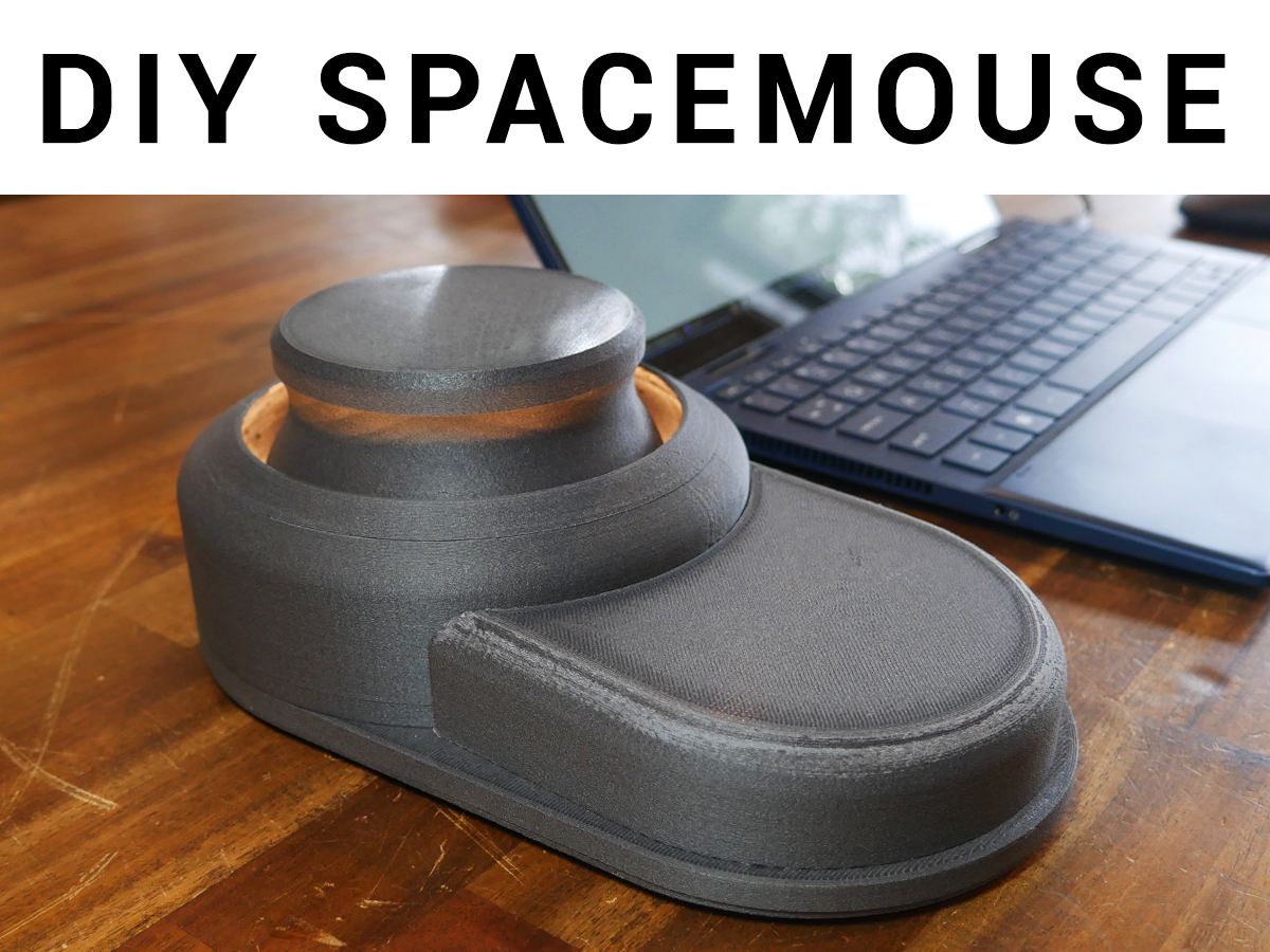 Open source SpaceMouse - Space Mushroom remix by TeachingTech ...