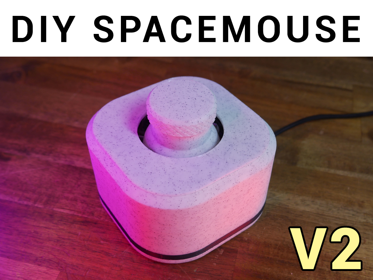 Open source SpaceMouse - Space Mushroom remix by TeachingTech ...