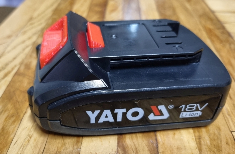 Yato 18v Battery release button by Vsh33 | Download free STL model ...