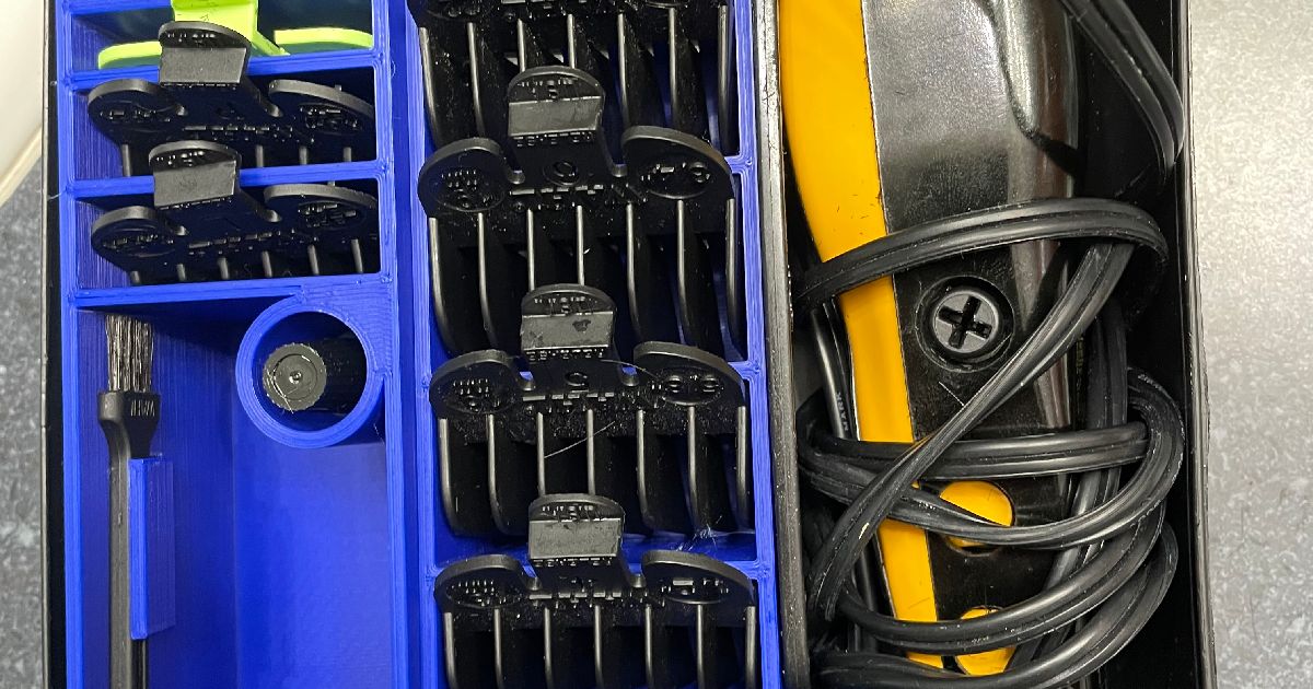 Wahl Clipper Guard Organizer by Nate.S | Download free STL model ...