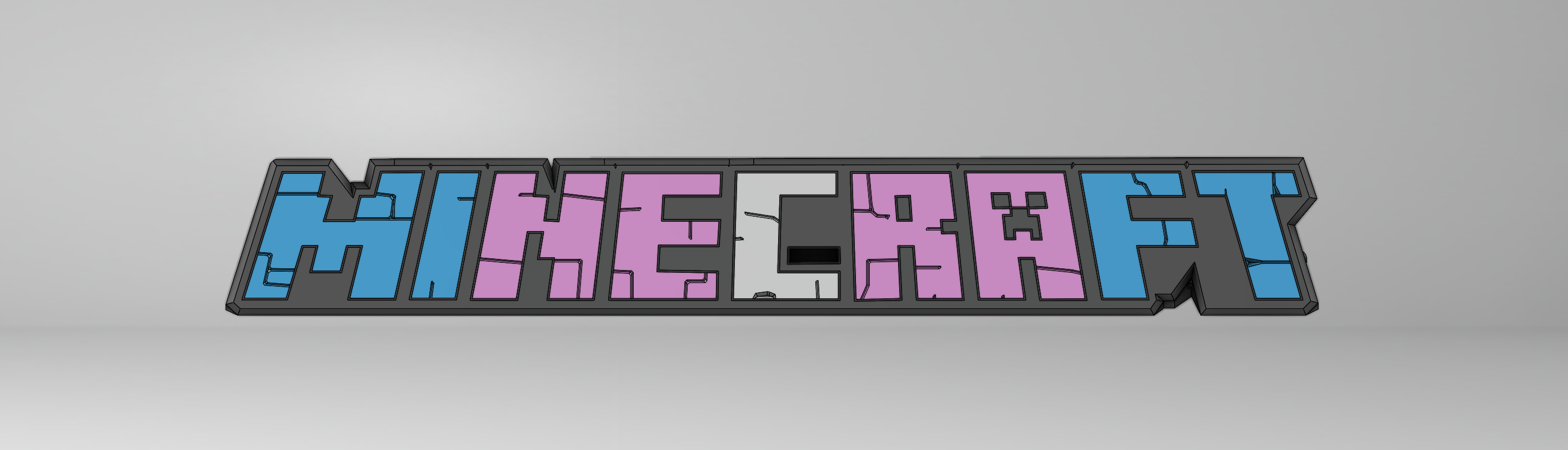 Transgender themed Minecraft logo stand by Aspen Nichols | Download ...