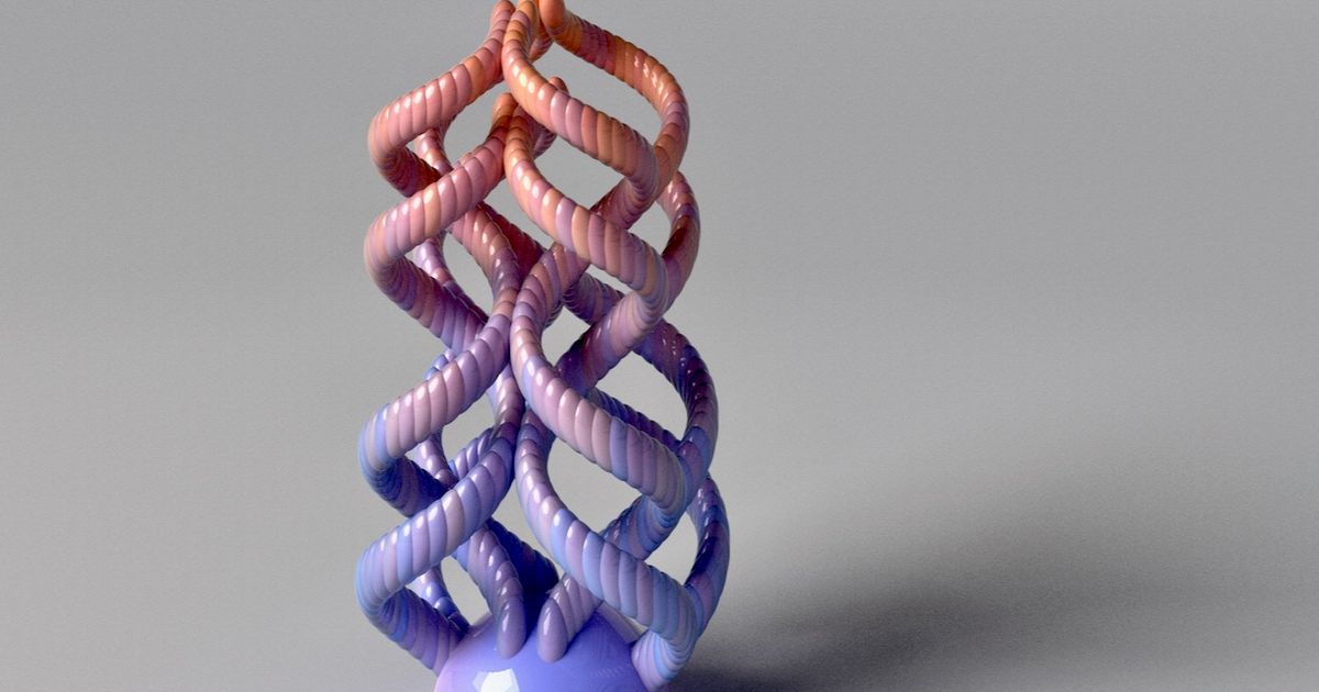 Double Helix Mirrored by SteedMaker | Download free STL model ...