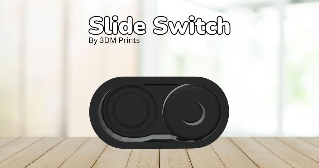 Slide Switch - Print-In-Place! by 3DM Prints | Download free STL model ...