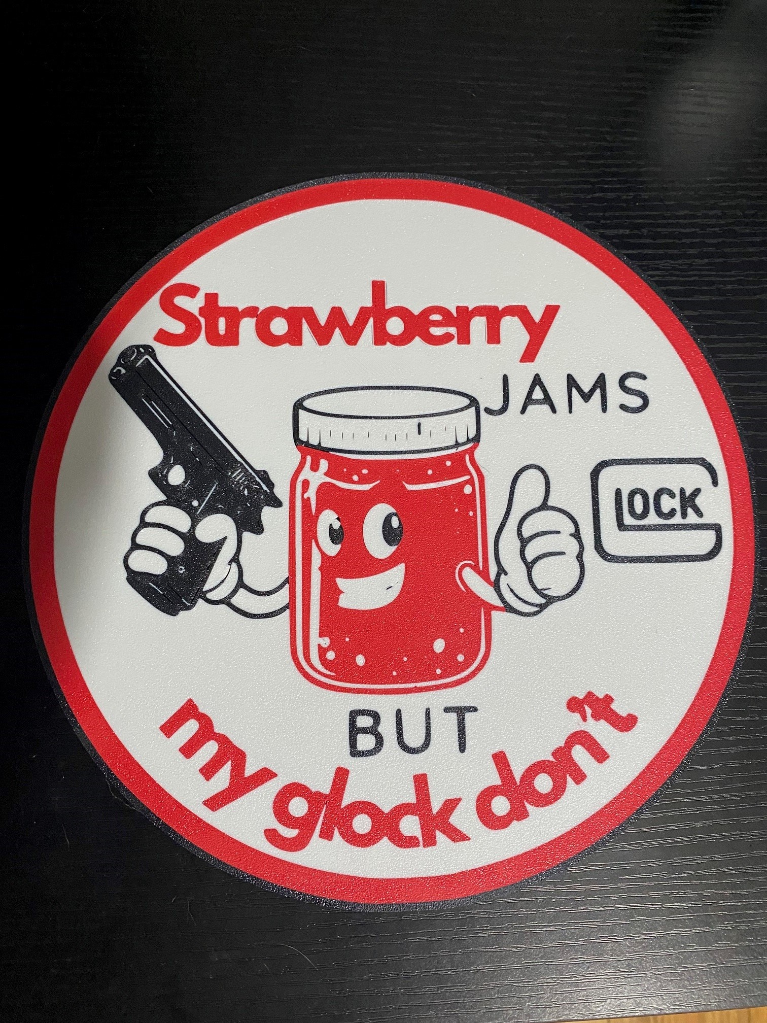 Strawberry Jams but My Glock Don’t by Dream | Download free STL model ...