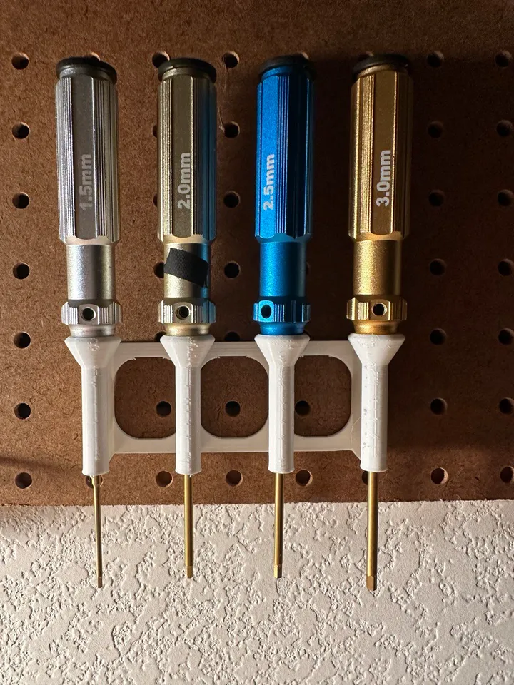 Hex Drivers Pegboard Holder by Mikhail Chernetsov | Download free STL ...