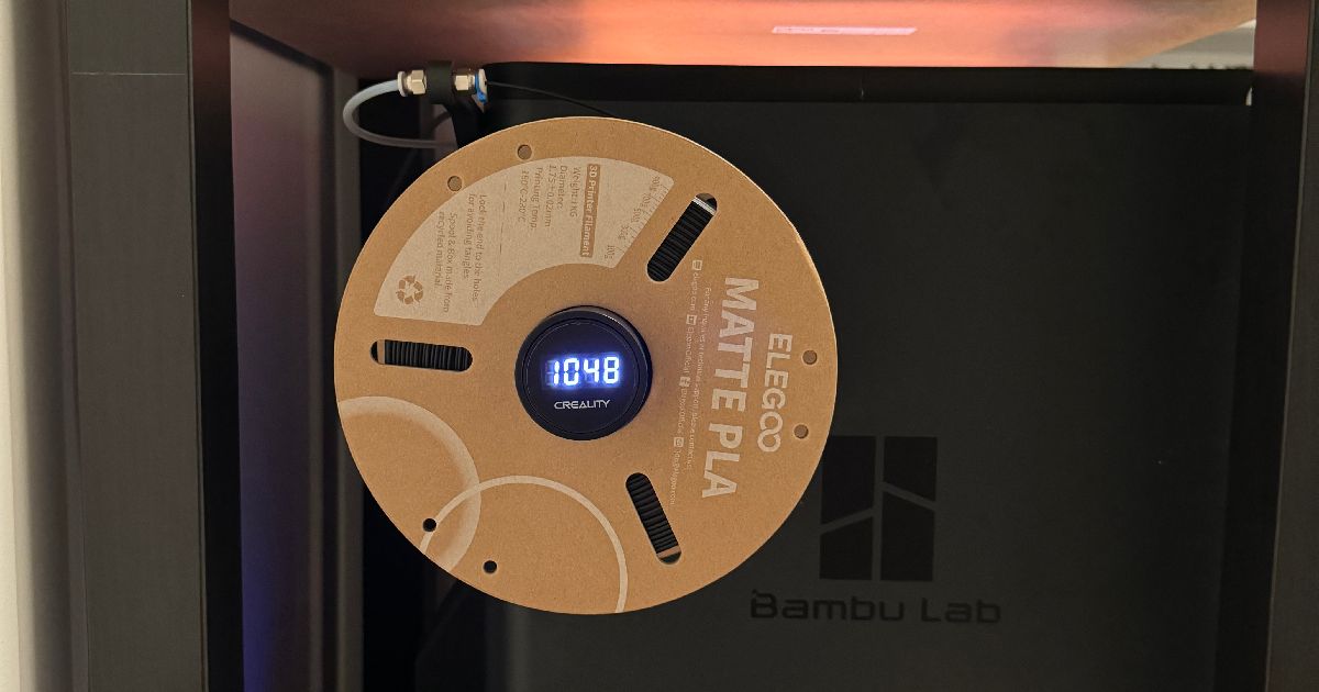 Bambu P1S/X1C/P1P - Creality digital side spool holder by anarchy ...