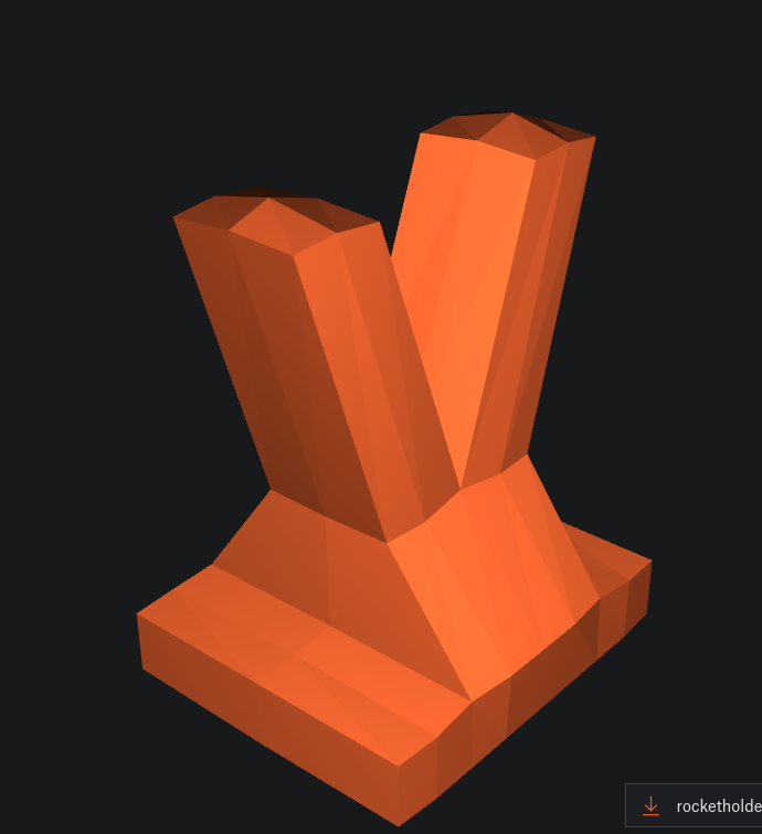 model rocket holder by schrodingers cat | Download free STL model ...