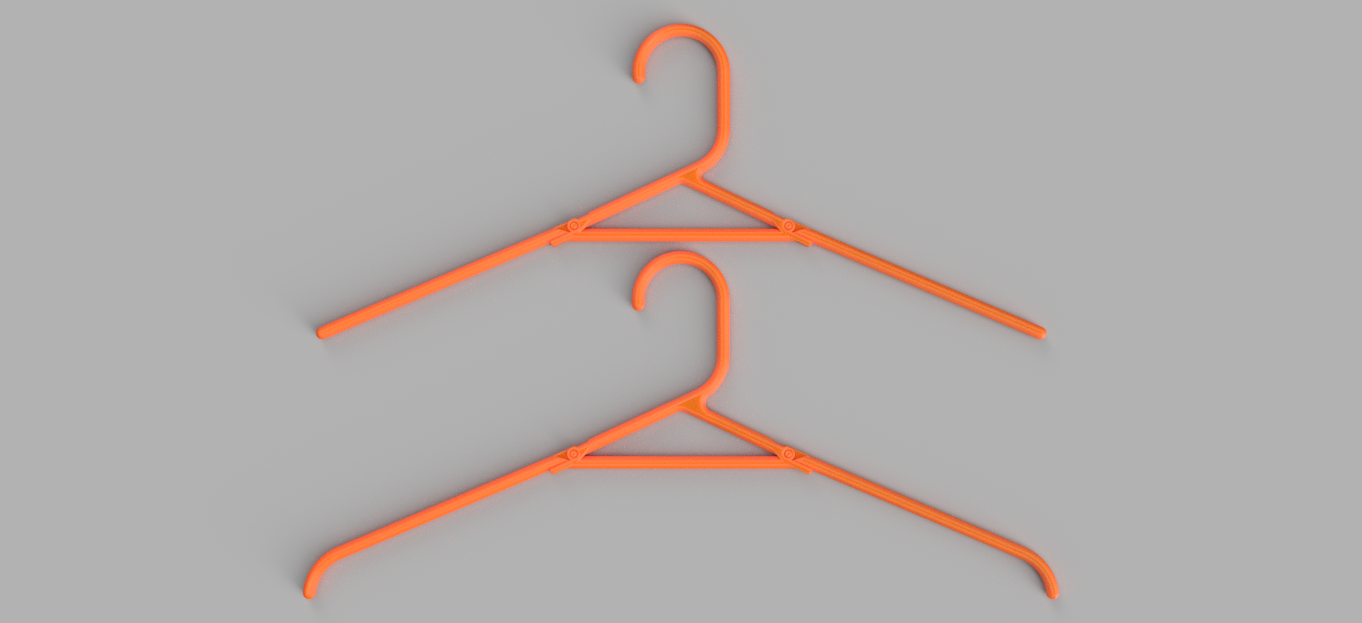 Collapsible Travel Hanger (Print in Place) by FrenchFriesDerp ...