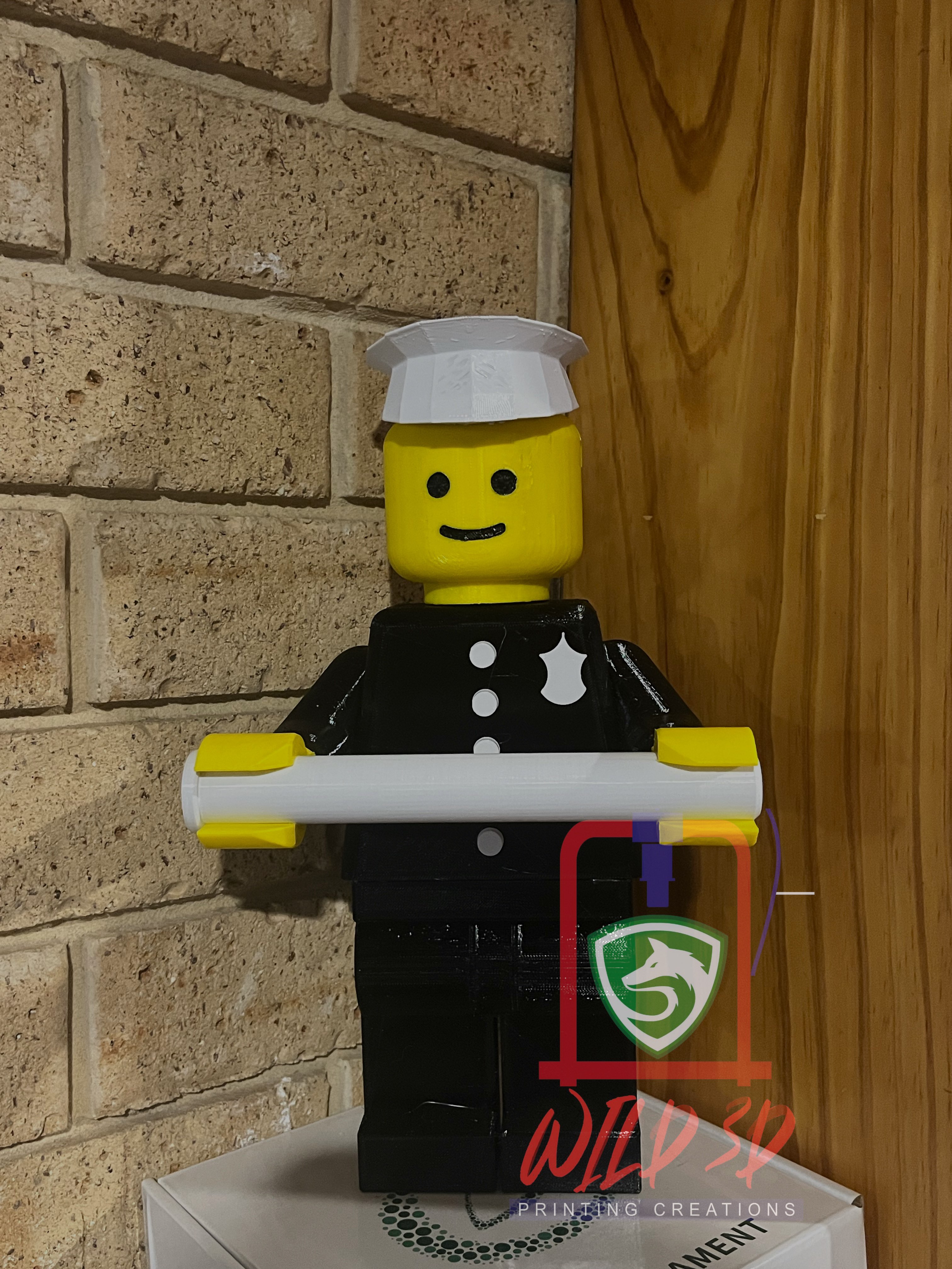 1980's Lego Police man toilet roll holder by Primewelder | Download ...