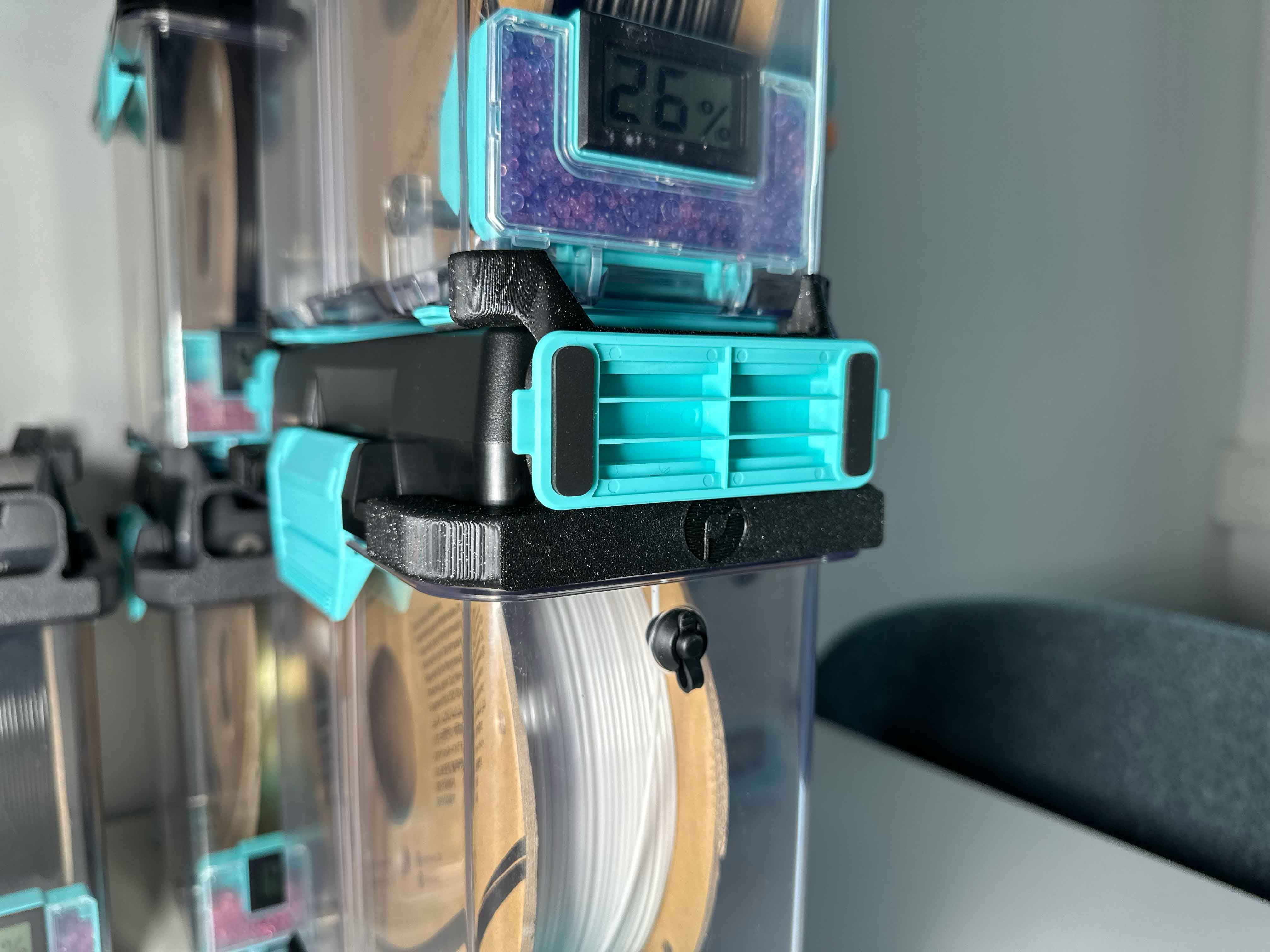 Airlock Dock & Stacker for PolyDryer by Polymaker | Download free STL model | Printables.com