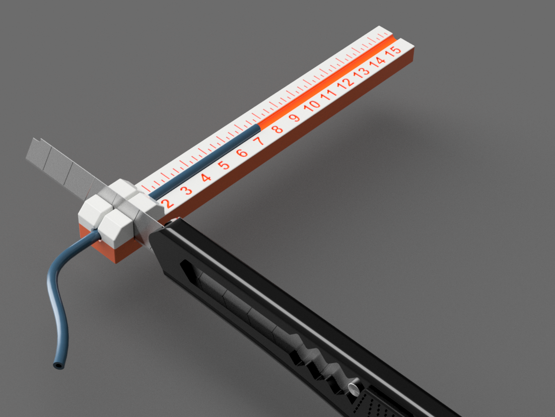 PTFE Cutting Guide by Calibre12 | Download free STL model | Printables.com