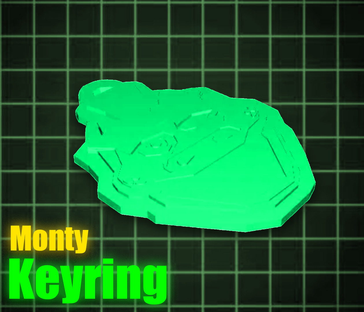 Monty Keyring by Micromaxity | Download free STL model | Printables.com