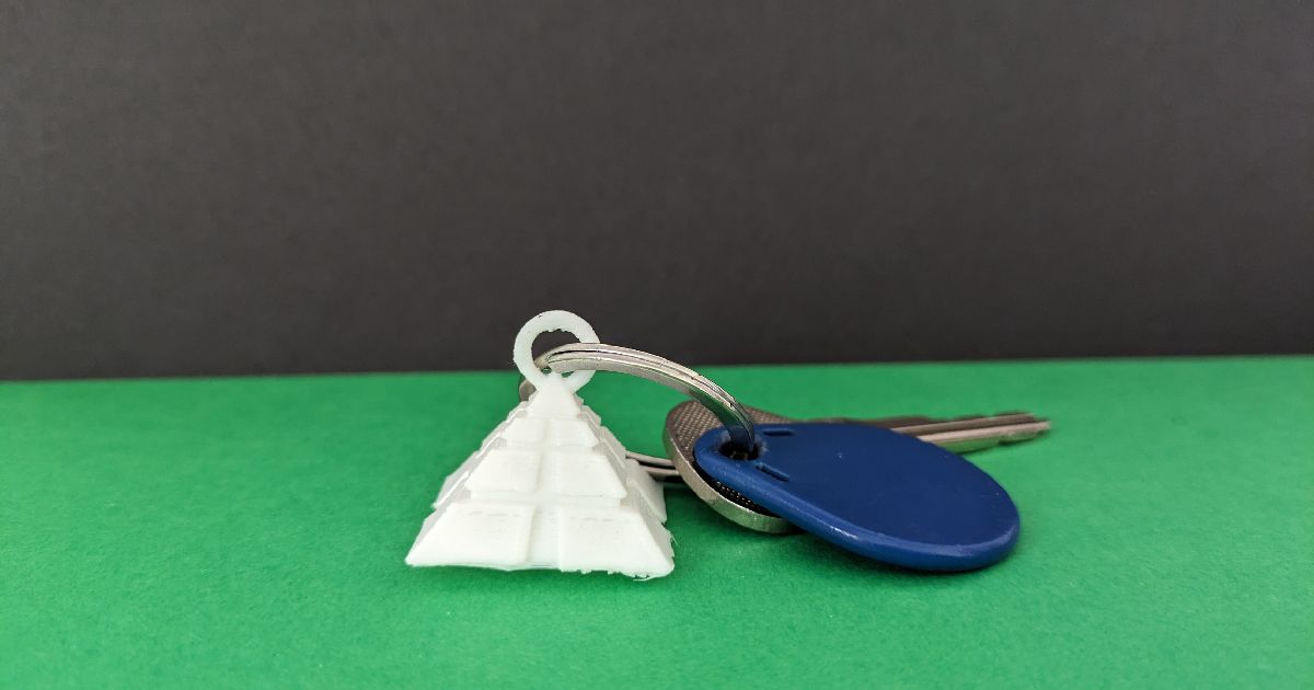 Stargate pyramid keychain by Jan Hruš | Download free STL model ...