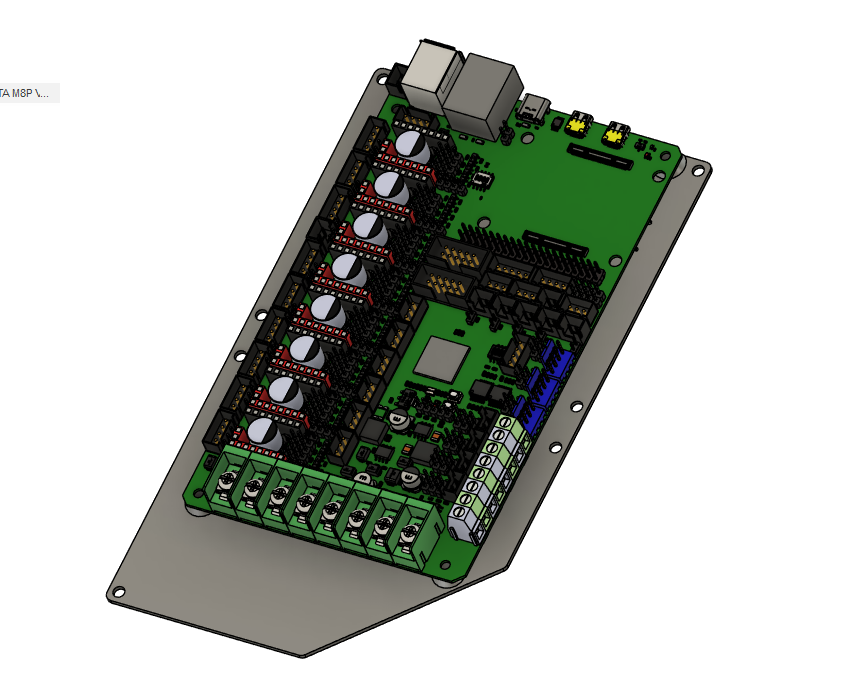 MantaM8P Adapter Plate for Modix V3 & V4 - Klipper Firmware Upgrade by ...