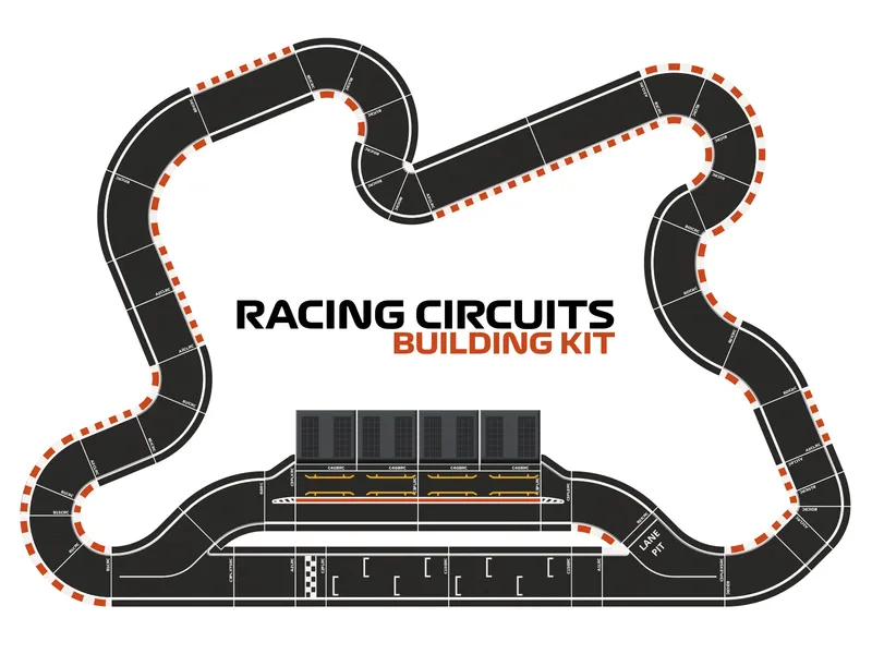 Racing Circuits - building kit - USA Miami Grand Prix by Michal Fanta ...