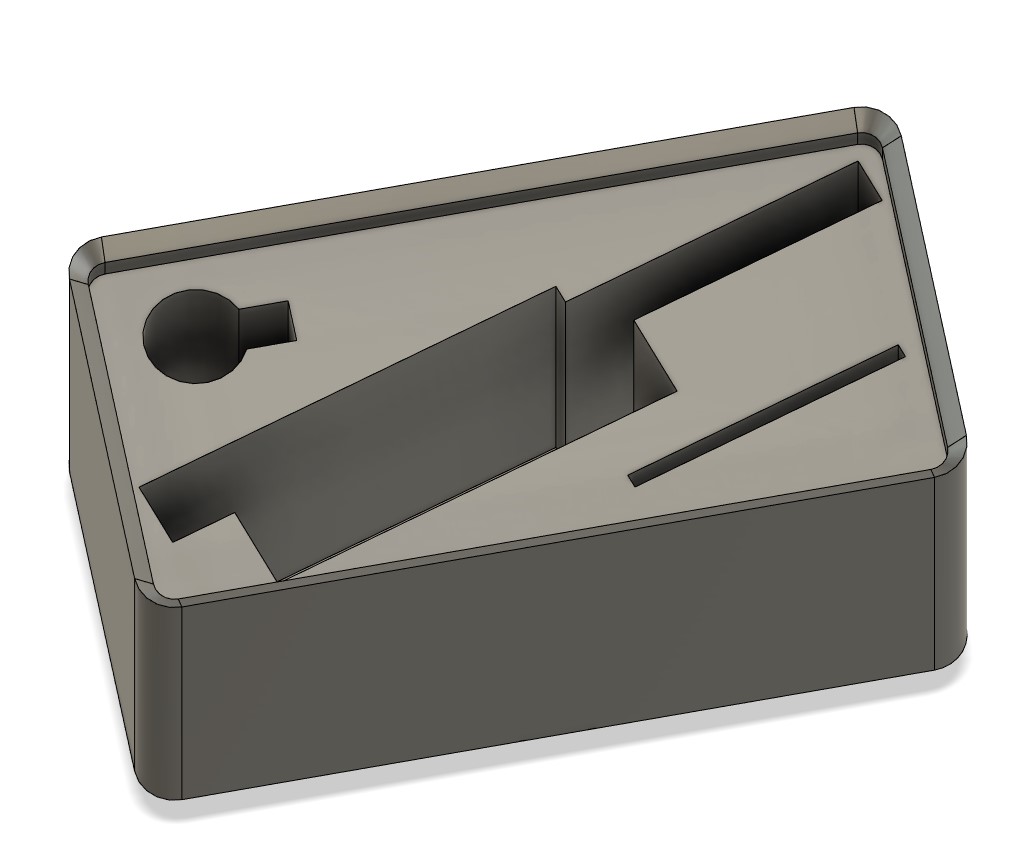 Gridfinity caliper, ruler, deburring tool holder 2x1 by James B ...