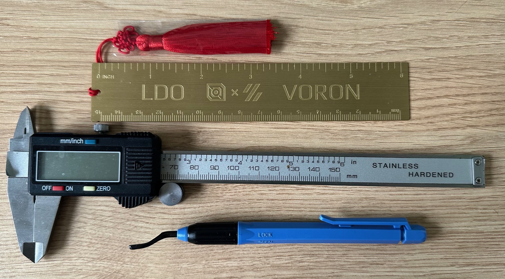 Gridfinity caliper, ruler, deburring tool holder 2x1 by James B ...