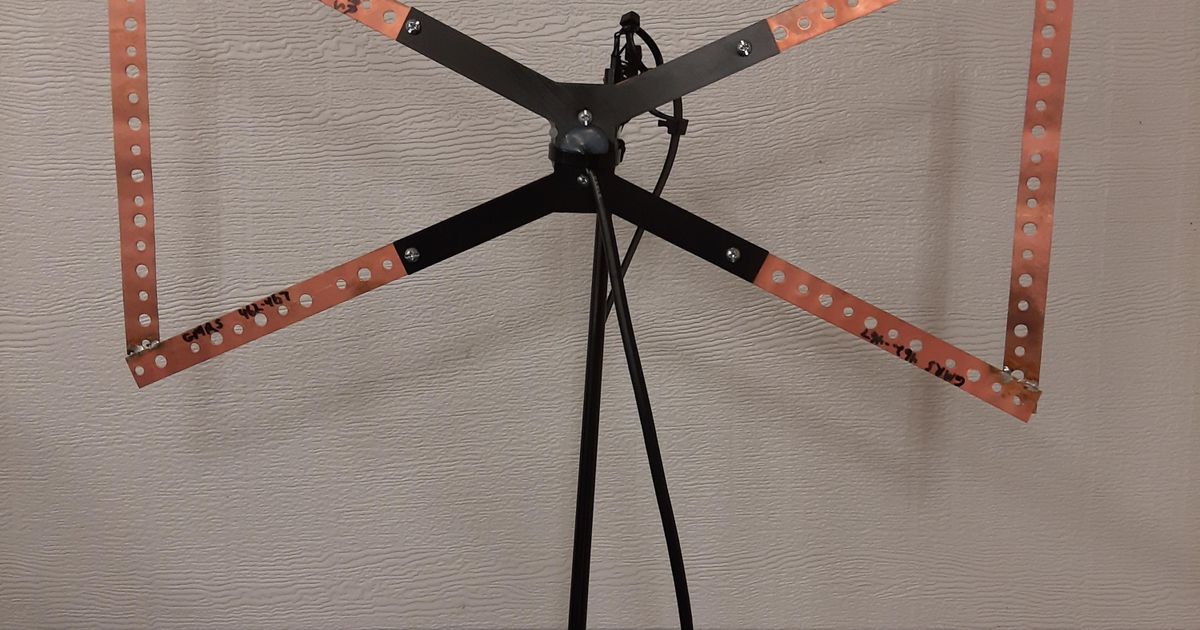 GMRS Twin Delta Loop Antenna by murphy | Download free STL model ...