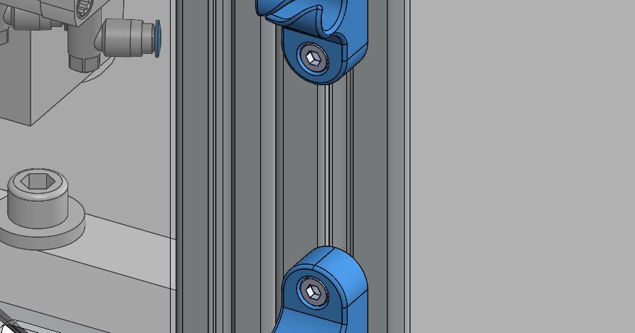 Cabel holder in 4040 alu profile by Alesh | Download free STL model ...