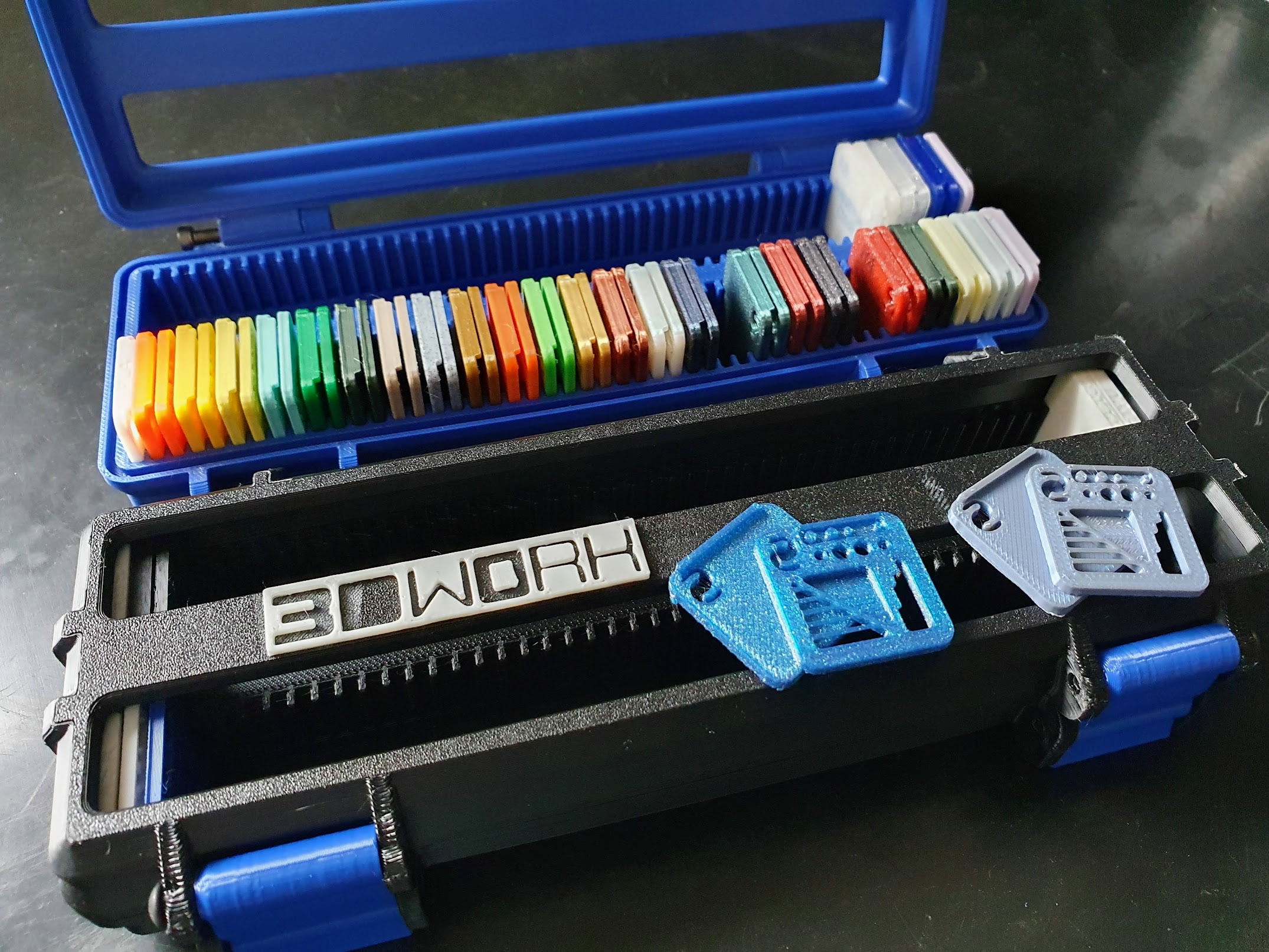 Bambu Filament Swatch Box with Printable Inserts - Lightweight Remix by ...