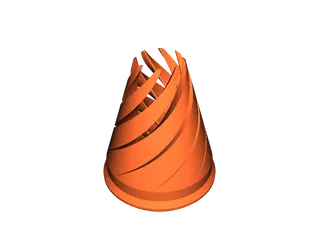 Helix Screw Sharpie Cap/Stand by cartyski | Download free STL model ...